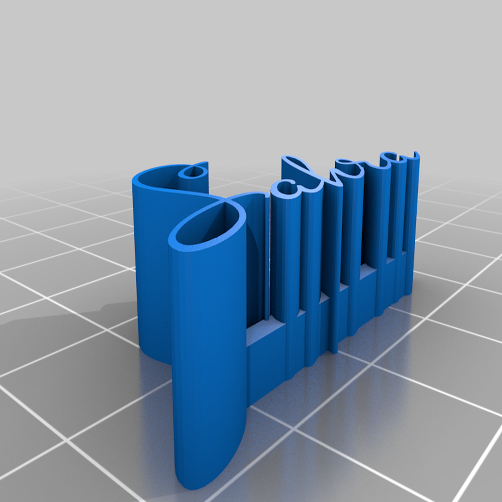 Free 3D file Sahra 3D name plate 2・3D printer model to download・Cults