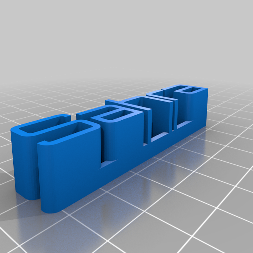 Free 3D file Sahra 3D name plate・Design to download and 3D print・Cults