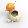Download free STL file Elephant box child and mother • 3D printing ...