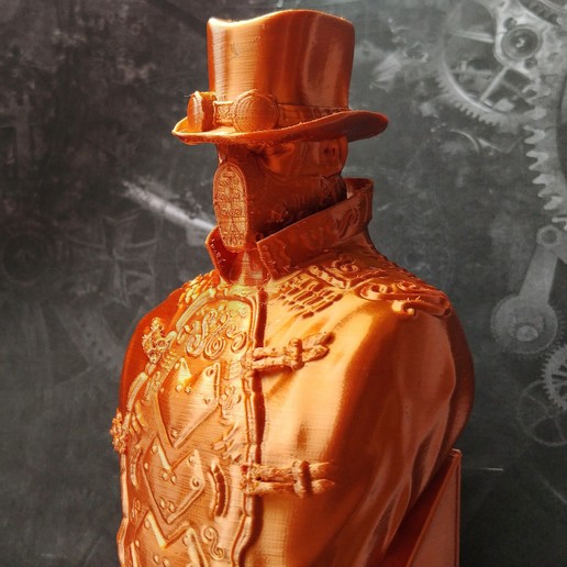 Download STL file Steampunk Bust • 3D printable object ・ Cults