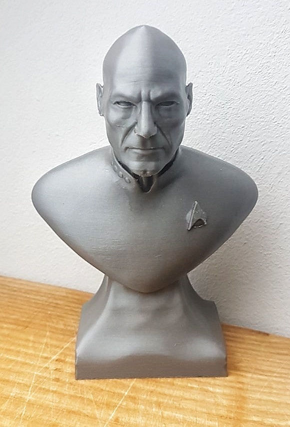 STL file Captain Pickard・3D printing design to download・Cults