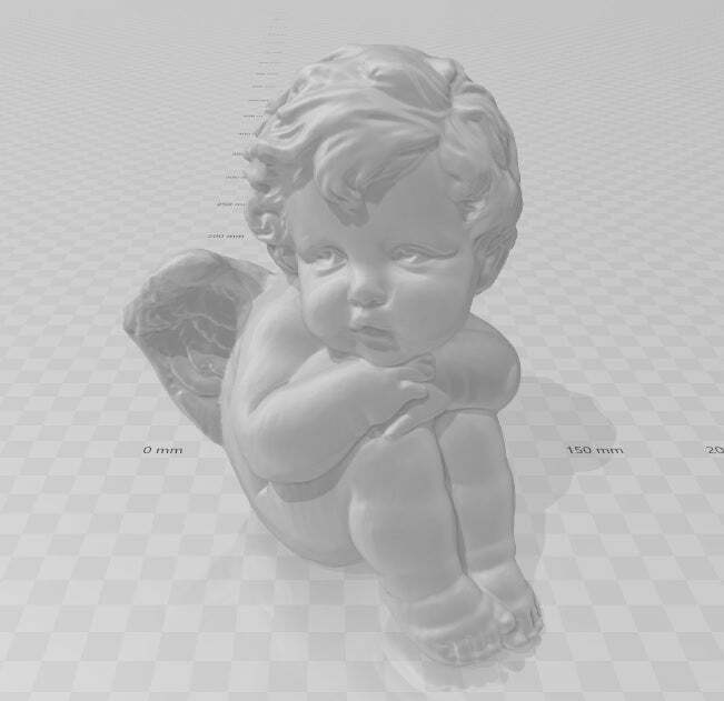 Free STL file Angel Statue (Repaired)・3D printable model to download・Cults