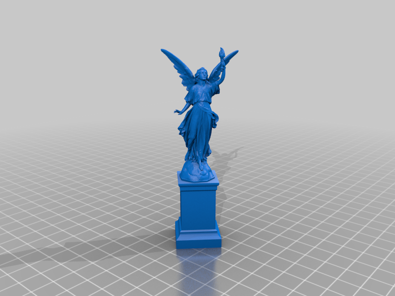Free STL file Statue with fire (Repaired) 🔥・3D printable model to ...