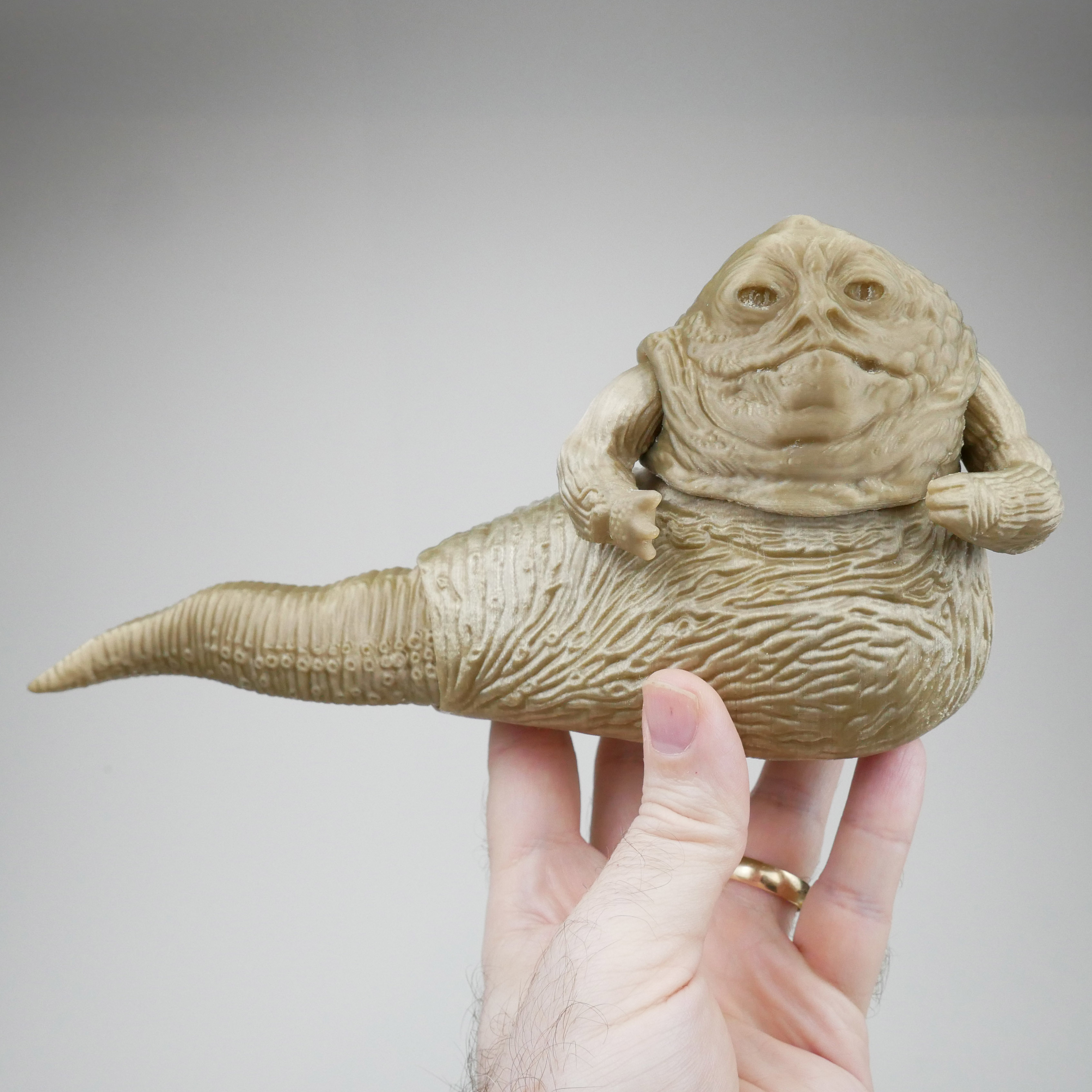 3D print STAR WARS .STL JABBA THE HUTT .3D ACTION FIGURE .OBJ KENNER ...