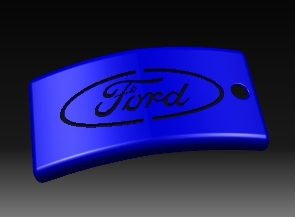 STL file Ford Keychain 🚙・3D printable design to download・Cults