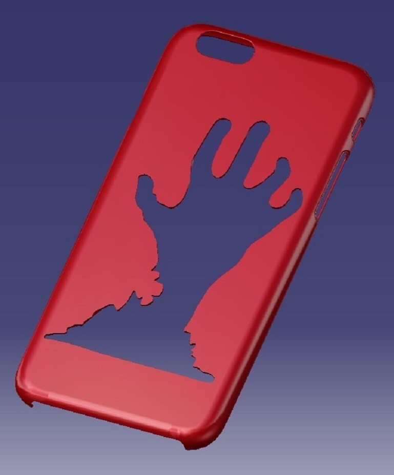 STL file iPhone 6s Hand Case・Model to download and 3D print・Cults