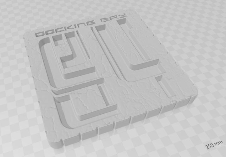 3D file Star Wars Docking Bay 94 Sign・3D print model to download・Cults