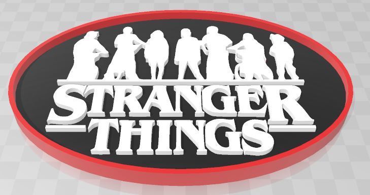 3D file Stranger Things Sign・3D printing template to download・Cults