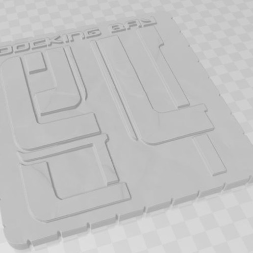 Download STL file Star Wars Docking Bay 94 Sign • 3D print model ・ Cults