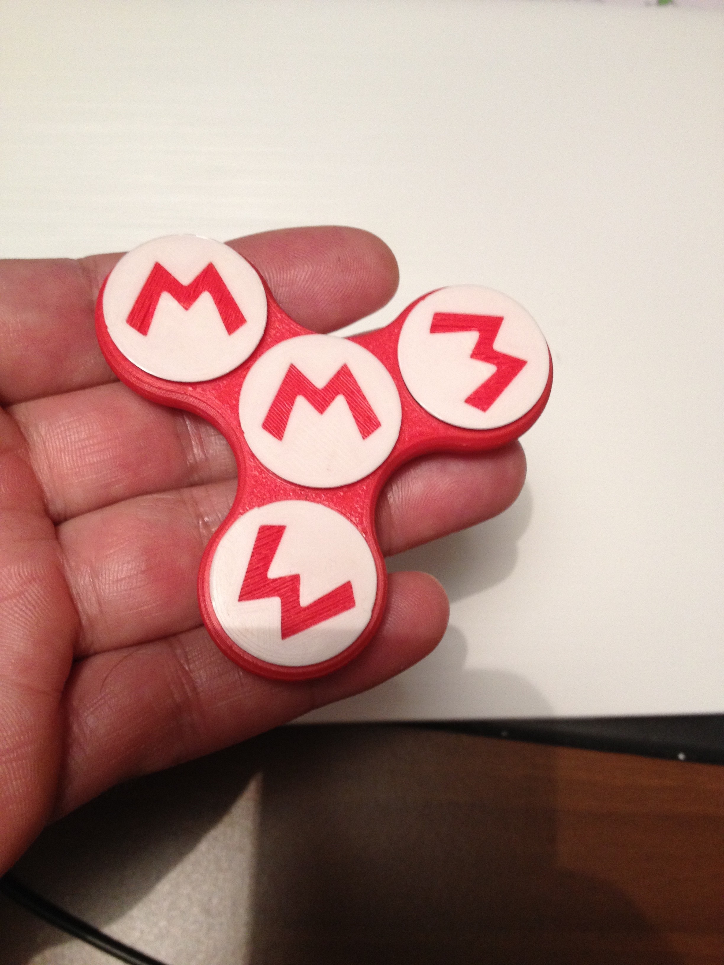 Free STL file Hand Spinner Mario・3D print design to download・Cults