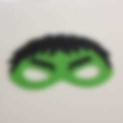 Download free STL file Hulk mask / Masque Hulk • 3D printer template ...