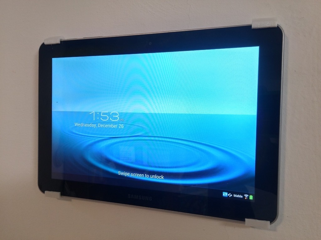 Download free STL file Turn Samsung Galaxy 10.1 tablet (GT-P7510) into ...