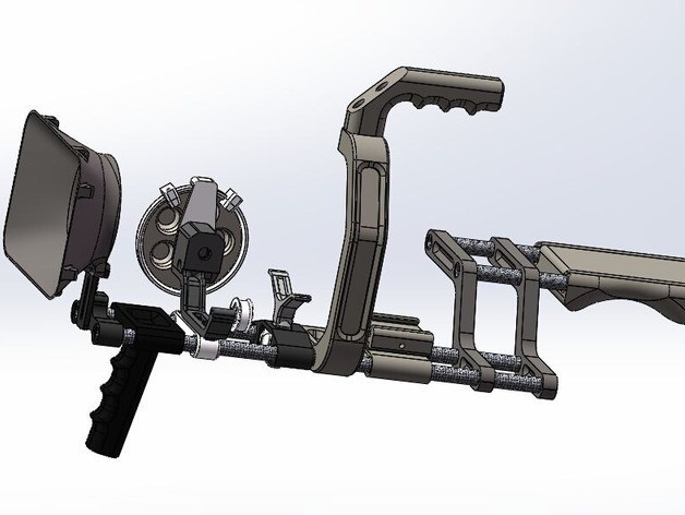 Download free STL file Shoulder rig for DSLR (NOT just for Canon 5D ...