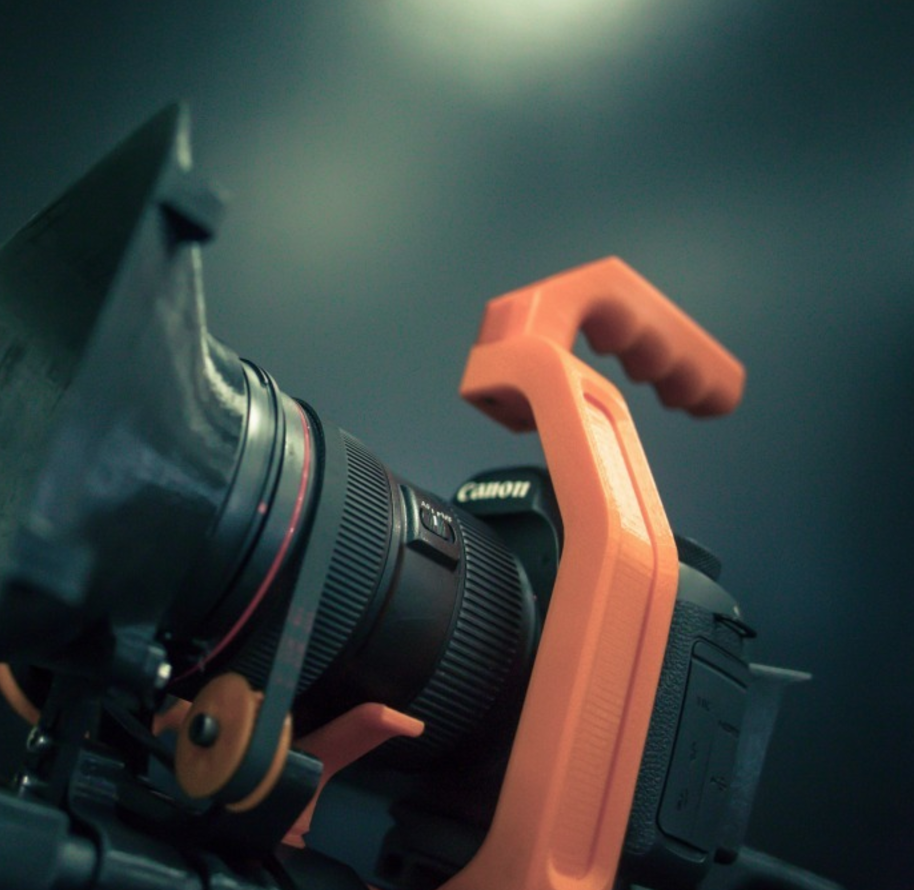Download free STL file Shoulder rig for DSLR (NOT just for Canon 5D ...