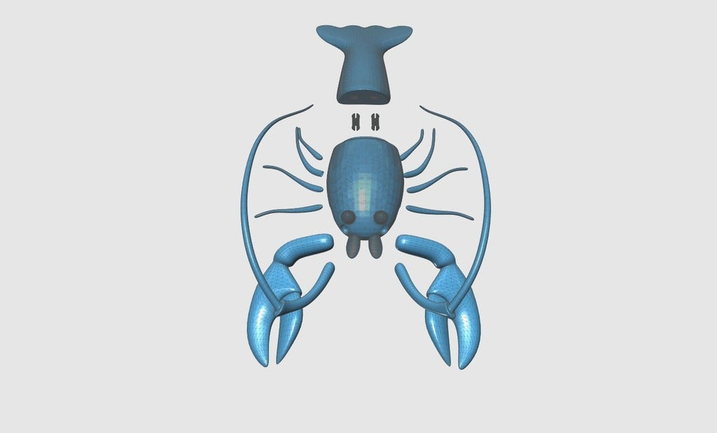 Free STL file Lobster 🦞・3D printer model to download・Cults