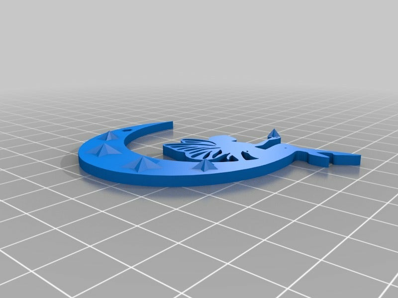 Free STL file Just A Simple Star Moon Necklace・3D printable model to ...