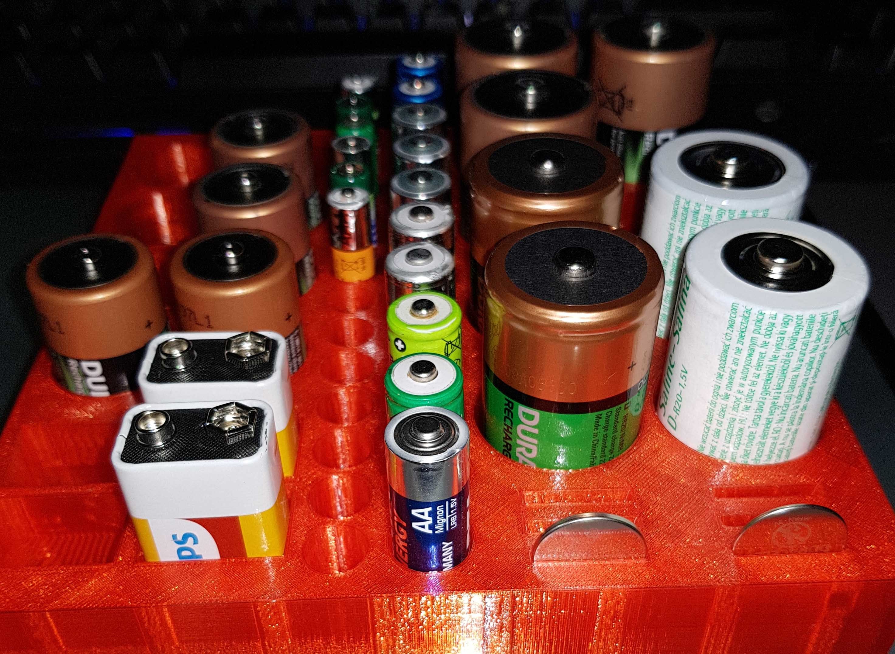 STL file Storage batteries・3D print model to download・Cults