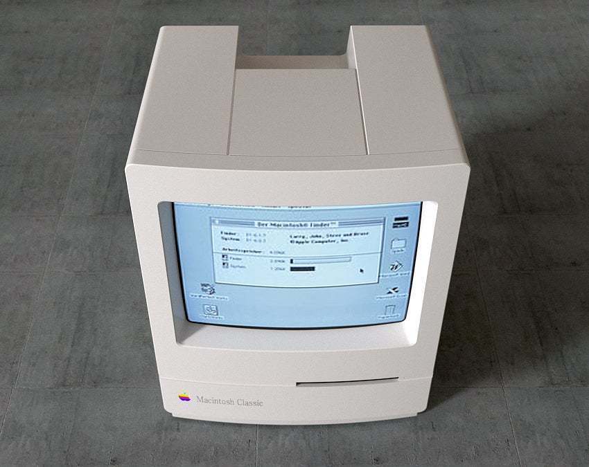Free STL file macintosh classic housing (life size) 🍎・3D printer design ...