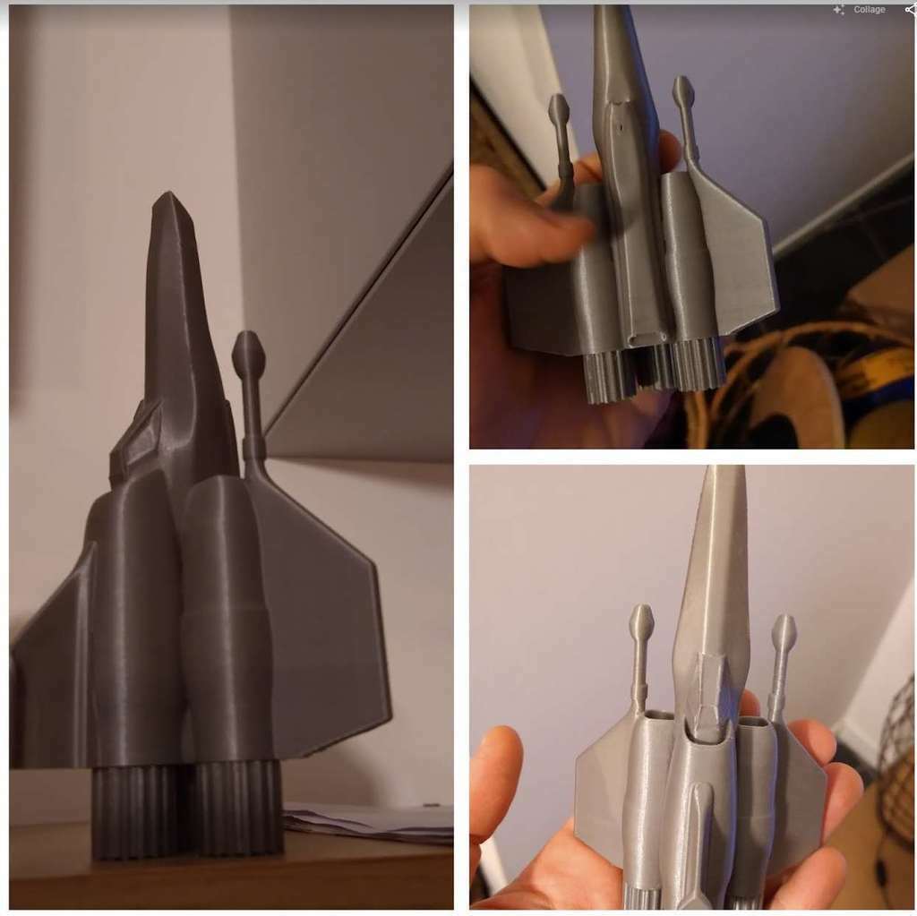 Free STL file viper battlestar galactica 🎨・3D printing model to ...
