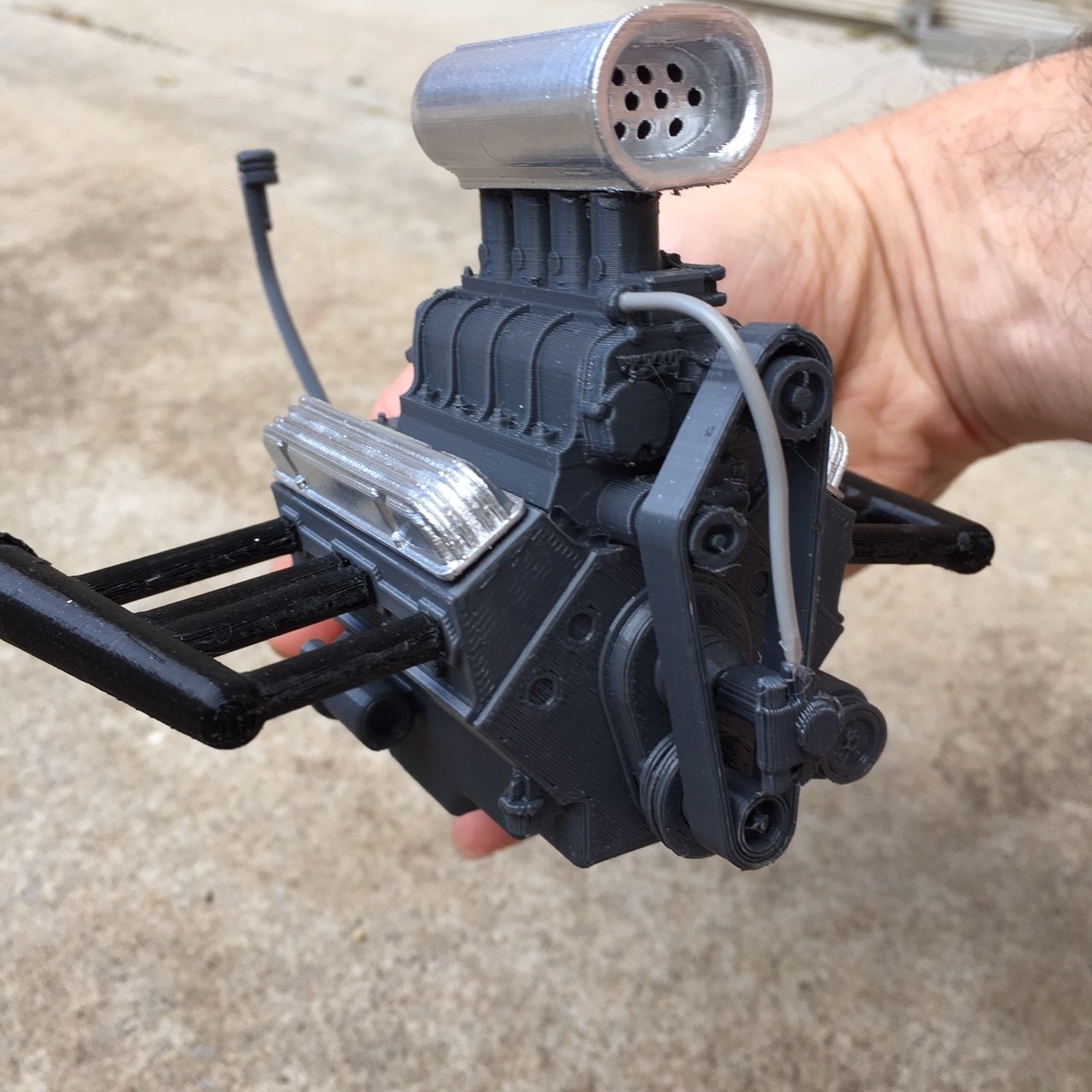 Download STL file Chevy Engine • 3D printer model ・ Cults