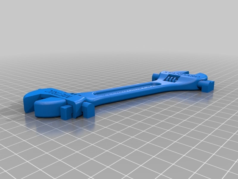 Free STL file Fully assembled 3D printable SMART wrench・Template to ...