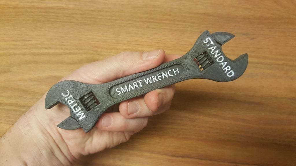Free STL file Fully assembled 3D printable SMART wrench・Template to ...