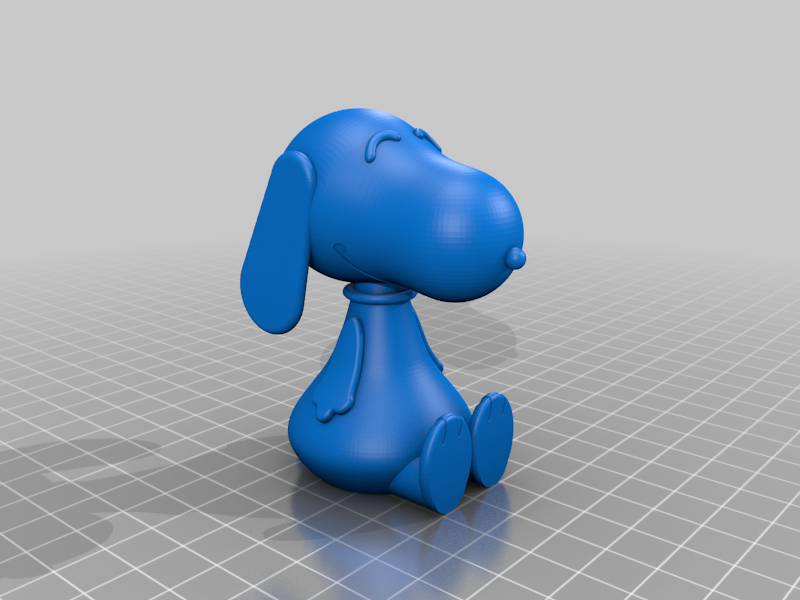 Free STL file christmas ornament : Snoopy・3D printing template to ...
