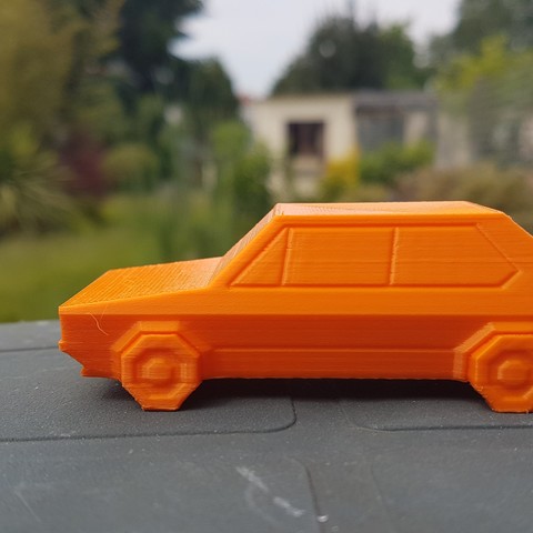 3D print Volkswagen Golf GTI - Low Poly Miniature • made with Dagoma ...