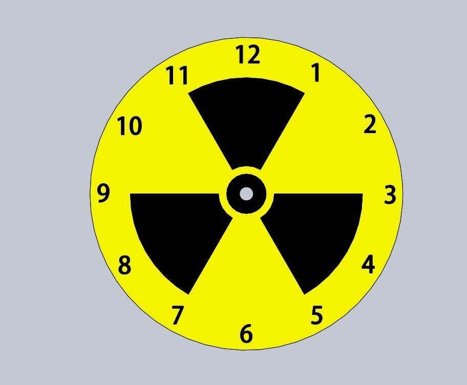 Free STL file Radioactive clock・3D print object to download・Cults