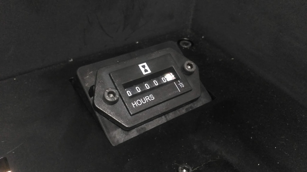 Free 3D file Large MSLA - cable door hour meter mount・3D printable ...