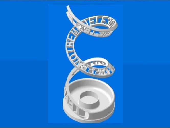 Free STL file PERSONALIZABLE DECO OBJECT・3D printer design to download ...