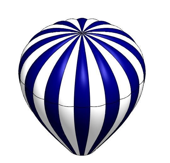 STL file Balloon balloon, Ball of hot-air balloon・3D printable model to ...