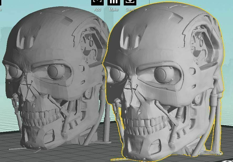 Archivo STL gratis T800 Smooth Hi-Res 👽・Modelo para descargar y ...