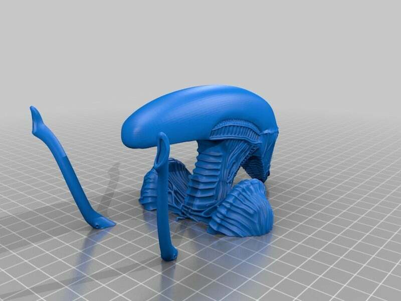 Free STL file Alien 35th Anniversary Bust・3D printing model to download ...