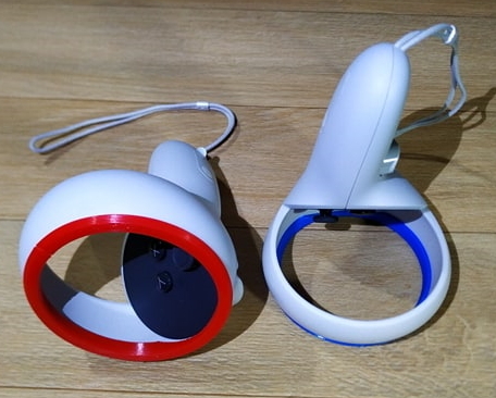 STL file Oculus Quest 2 controller protective ring・Model to download ...