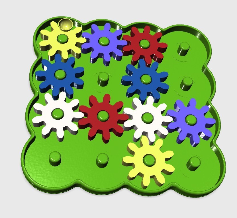 STL file Toy Gear Set・3D printer model to download・Cults