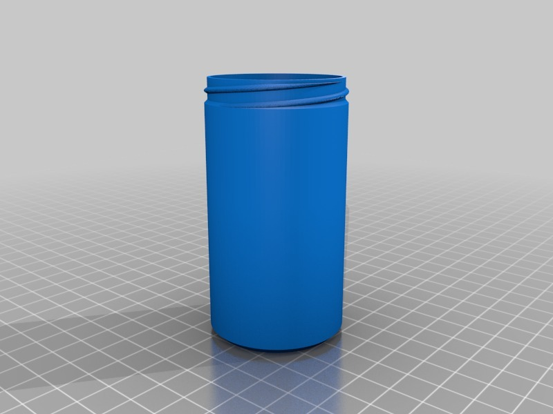 Free 3D file container with cap 40 80 🧢・3D print object to download・Cults