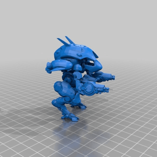 Download free STL file D.Va's Meka • 3D print design ・ Cults