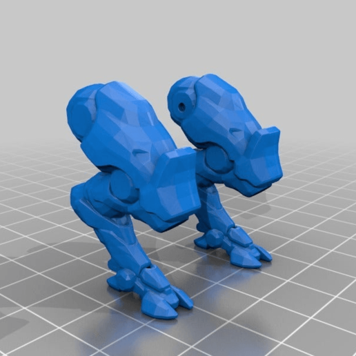 Download free STL file D.Va's Meka • 3D print design ・ Cults