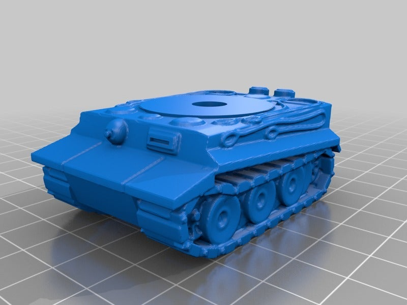 Download free STL file Tiger 1 - Chibi Tank • 3D printer design ・ Cults