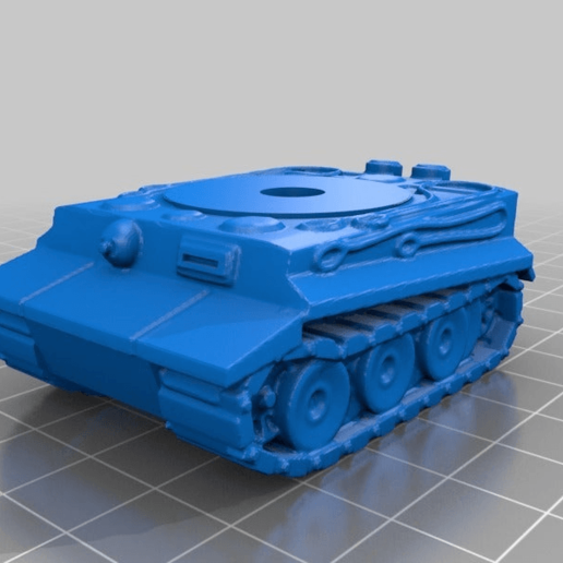 Download free STL file Tiger 1 - Chibi Tank • 3D printer design ・ Cults