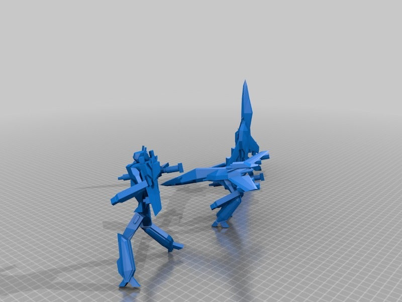 Free STL file Robotech Mini - Veritech | Gerwalker | Battleoid 🎲・3D ...