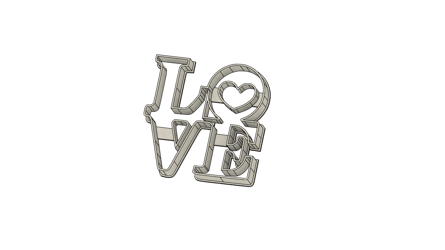 STL file Love・Template to download and 3D print・Cults