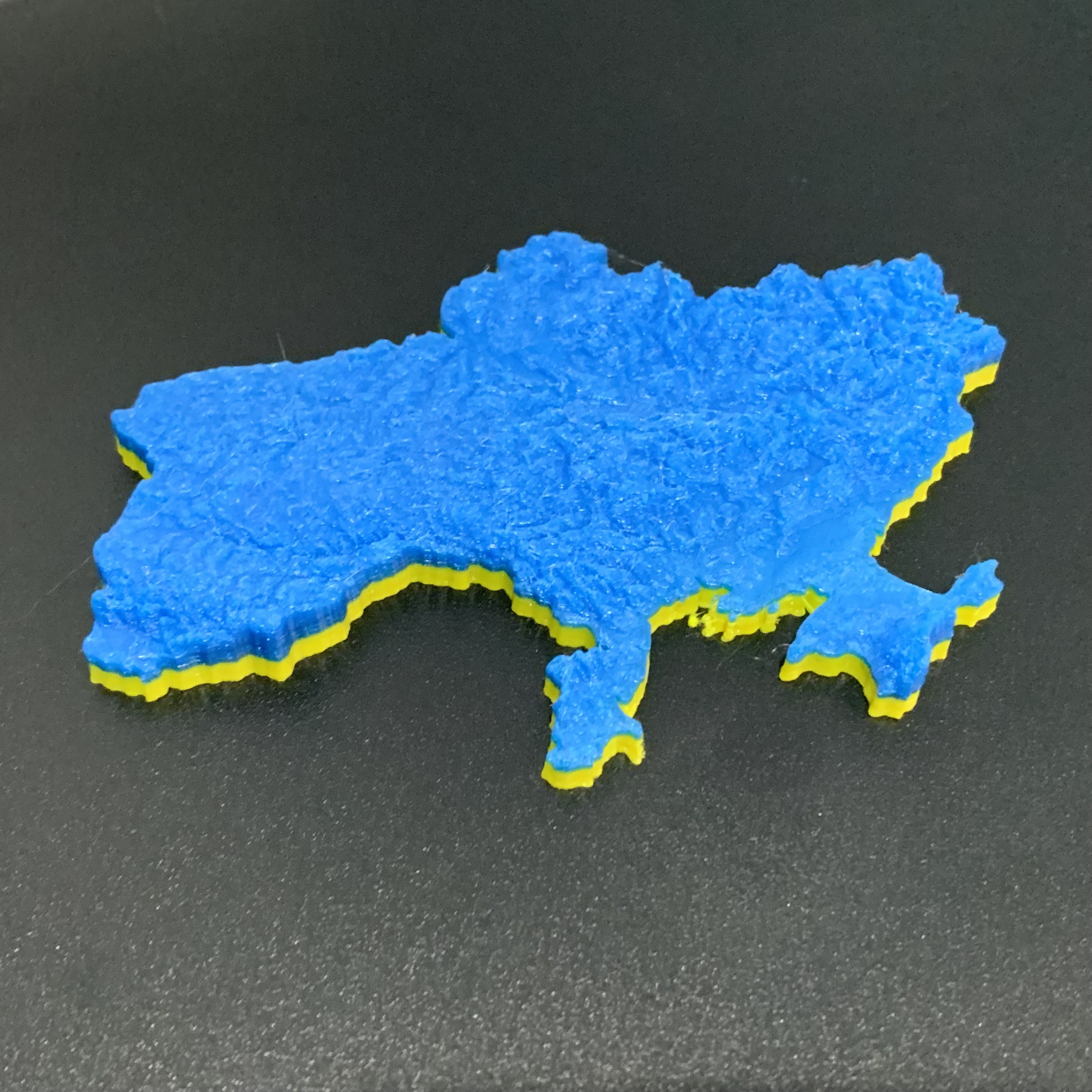 Free STL file Ukraine Topography Magnet 🇺🇦・3D print design to download ...