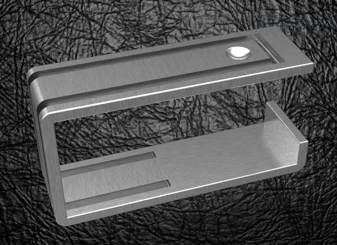 STL file Modern and elegant square fancy ring with two fingers・3D ...