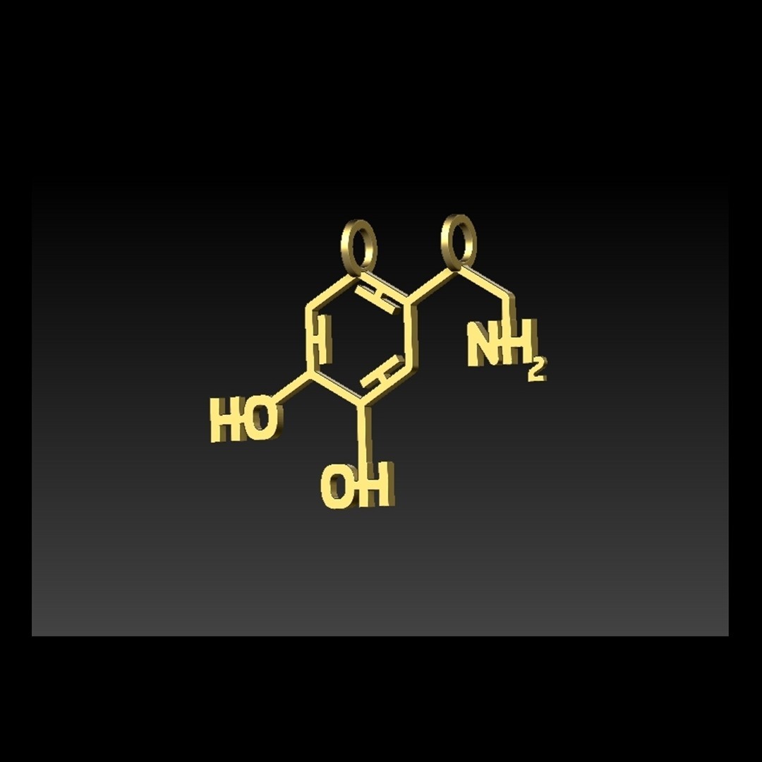 Free 3D file Dopamine pendant・3D printer model to download・Cults