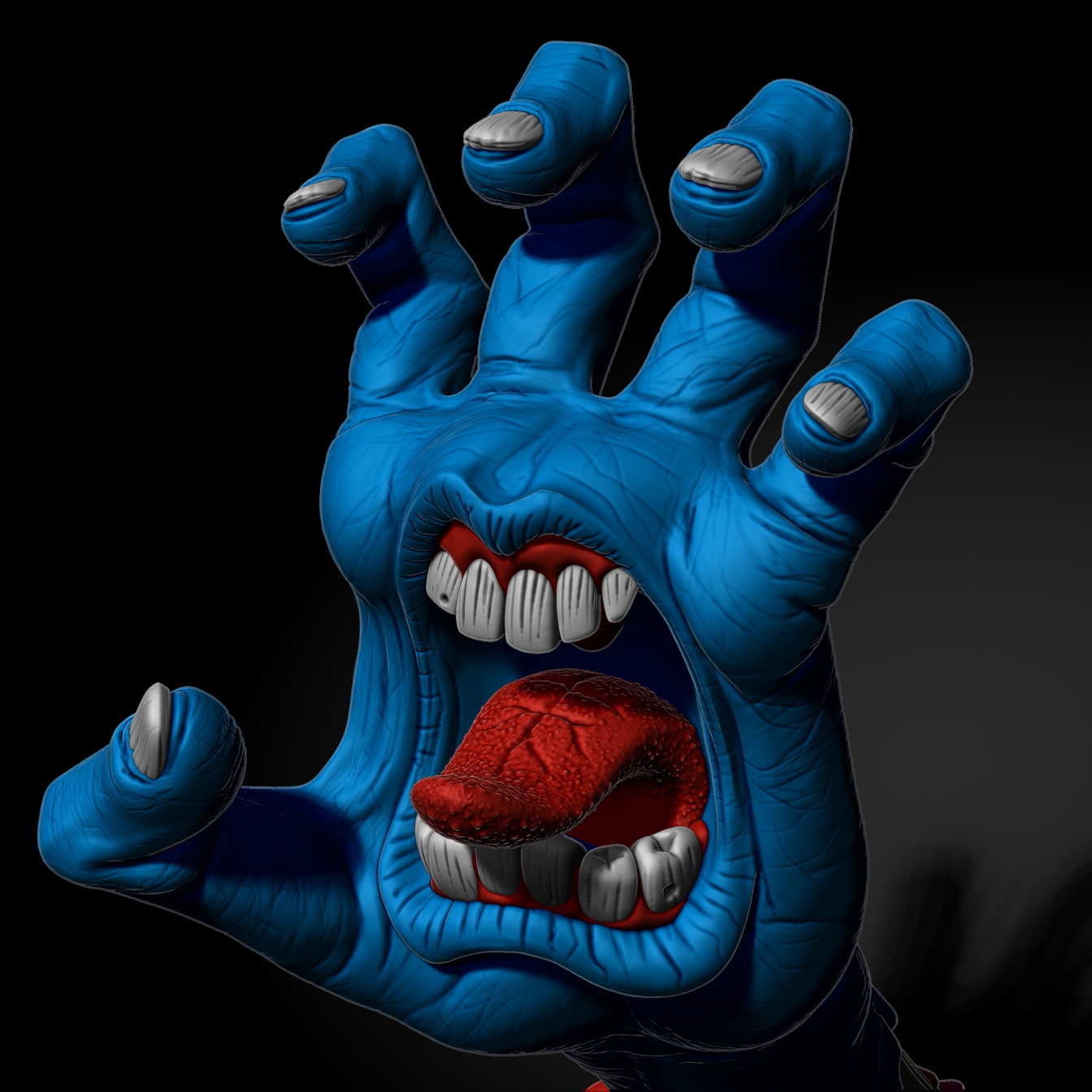 STL file Screaming Hand・Model to download and 3D print・Cults
