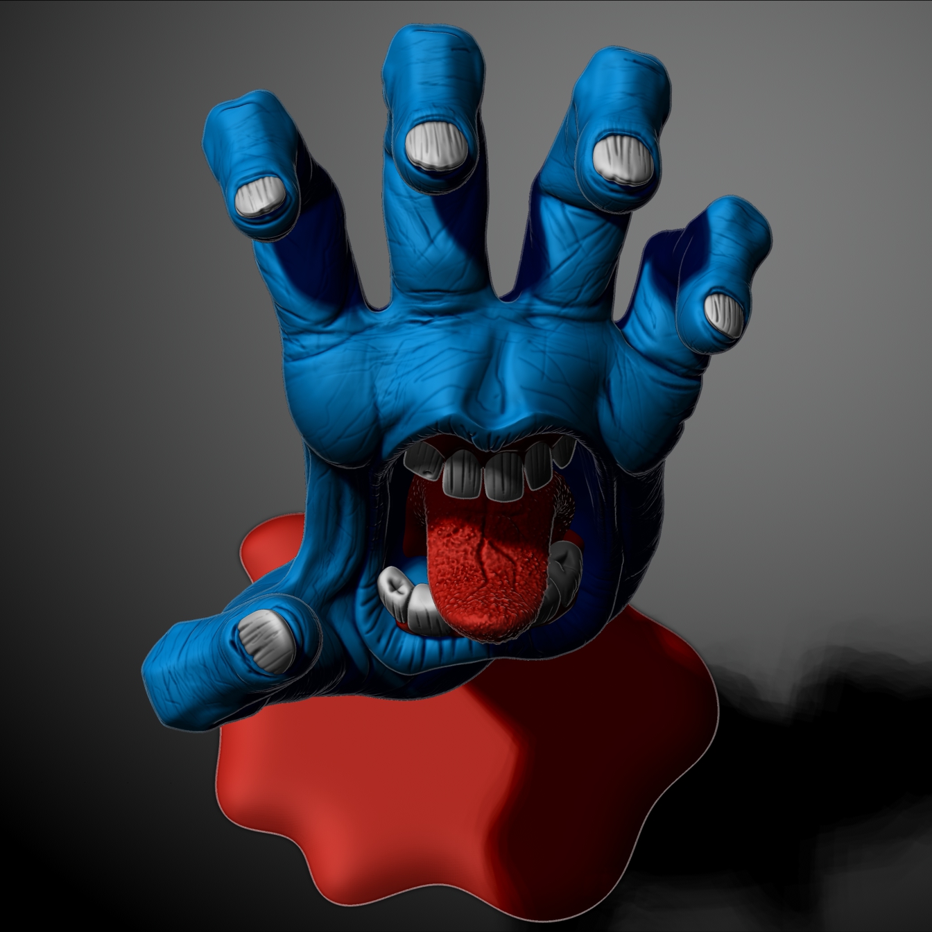 STL file Screaming Hand・Model to download and 3D print・Cults