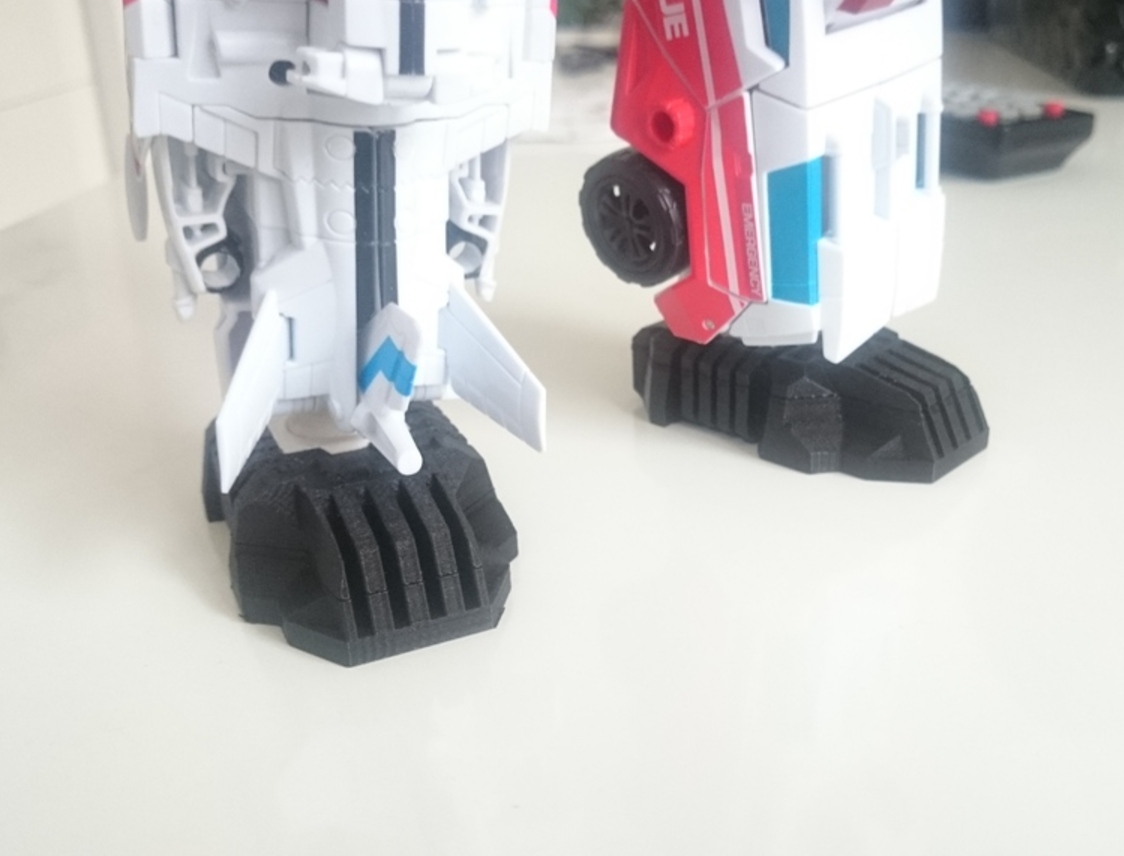Download free STL file Transformers COMBINER WARS Defensor Foot • 3D ...