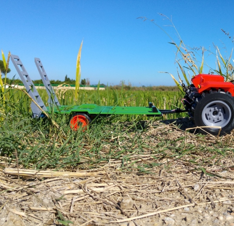 Download free STL file OpenRC Tractor trailer • 3D print design ・ Cults